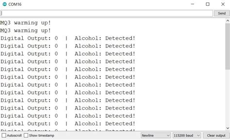 Interface Mq Alcohol Sensor Module With Arduino