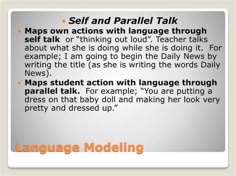 Ppt Class Instructional Support Language Modeling Powerpoint