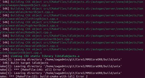 Core3 Compile Error Rswgemu