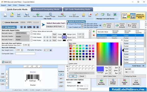 watch barcode label software corporate edition screenshots