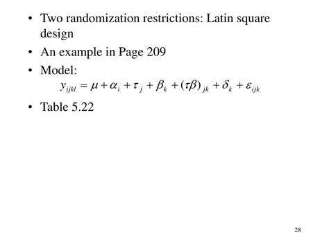 Ppt Chapter 5 Introduction To Factorial Designs Powerpoint Presentation Id 309712