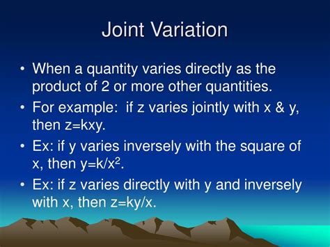 PPT 9 1 Inverse Joint Variation PowerPoint Presentation Free Download ID 5567578