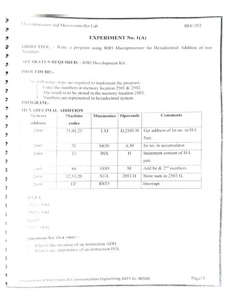 Mp Mc Lab Manual Pdf