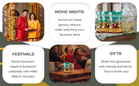 Amazon Aii Ebc Garlic Millet Ribbon Murukku Behance