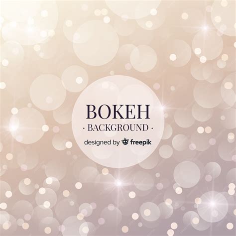 우아한 Bokeh 배경 무료 벡터