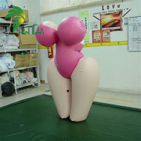 Double Layer Pvc Inflatable Costume Inflatable Sexy Girl Suit With Big Breast Buy Pvc