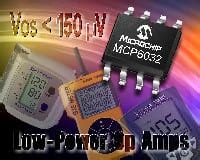 Microchip Technology Announces Low Power High Accuracy Op Amps New Products