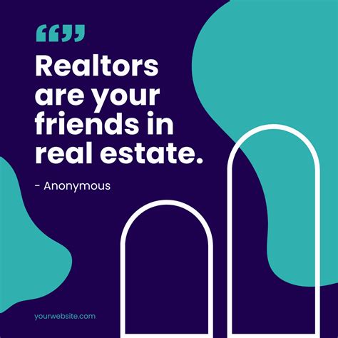 Realtor Quote Linkedin Post Template