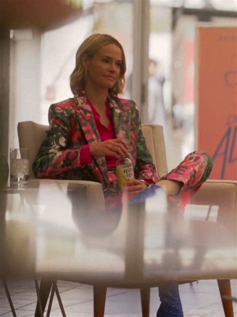 The L Word Generation Q S Leisha Hailey Letters Print Suit