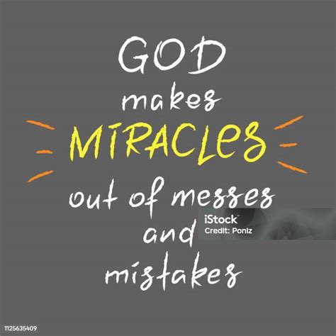하나님은 기적 놨 고 실수동기 부여 견적 자체 종교 포스터 교회 전단지 엽서 스티커 포스터 기도서 T셔츠에 인쇄 합니다 간단