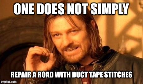 Image Tagged In Road Repair Imgflip