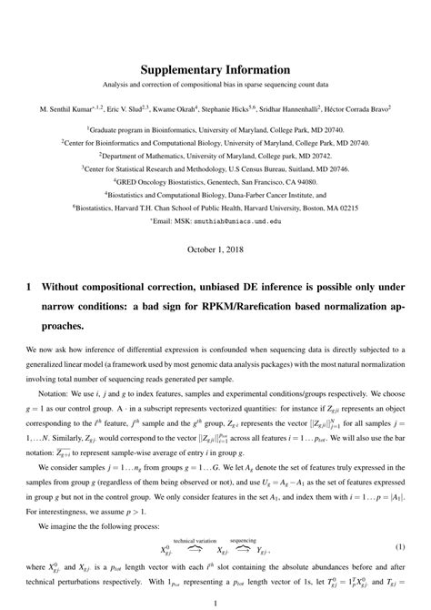 Pdf Analysis And Correction Of Compositional Bias In Sparse