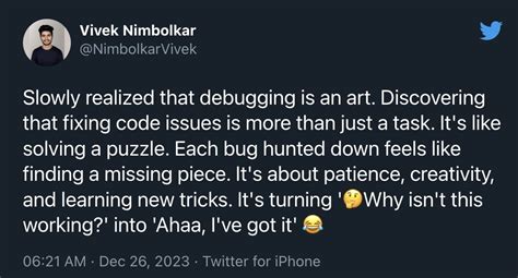 Vivek Nimbolkar On Linkedin Debugging Debug Codingjourney Opening Life Coding Journey