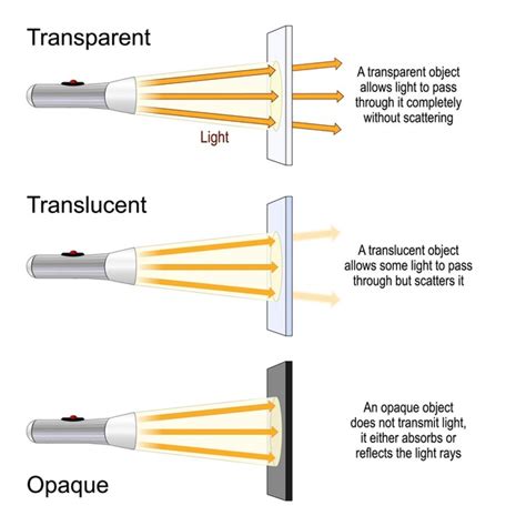 3 Different Between Transparent Translucent Opaque Royalty Free Images