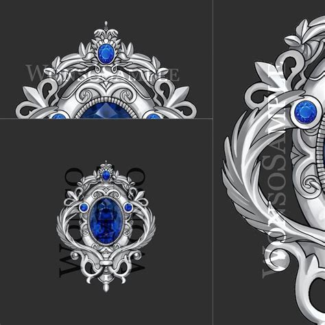 로맨스판타지를 위한 탄생석 쥬얼리와 다양한 장식세트 Anime Accessories Art Tutorials Drawing Clothes