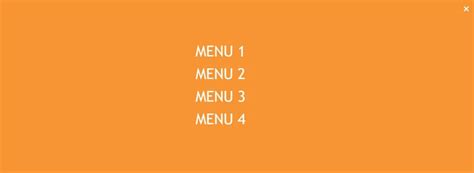 10 Full Screen Css Menus For Any Website