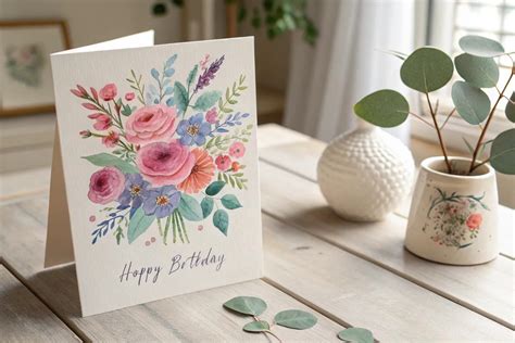 18 Creative Watercolor Birthday Card Ideas