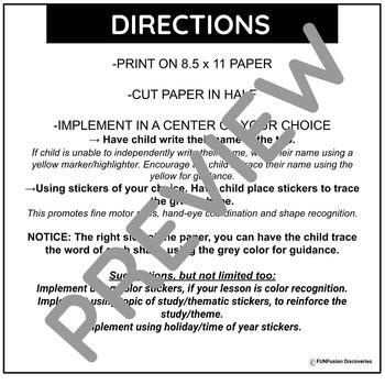 FREE Shape Activity By FUNFusion Discoveries TPT