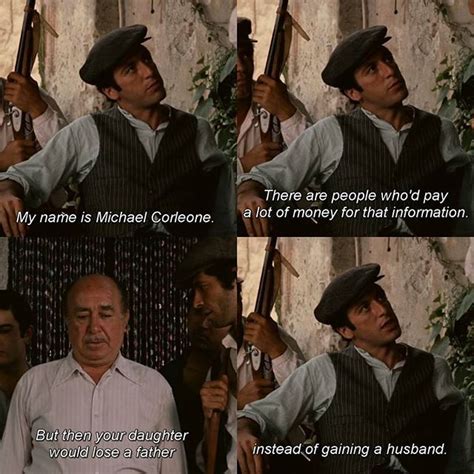 The Godfather Ii 1974 The Godfather Michael Corleone Quotes