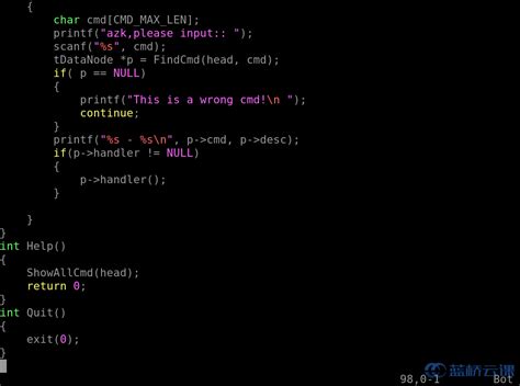 实验五：用callback增强链表模块来实现命令行菜单小程序v28 蓝桥云课