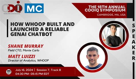 Monte Carlo On Linkedin Cdoiq2024 Dataobservability Genai Dataquality