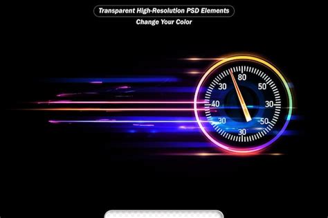 Premium Psd Speedometer Speed Car Auto Dashboard Design Speed Meter Abstract Technology