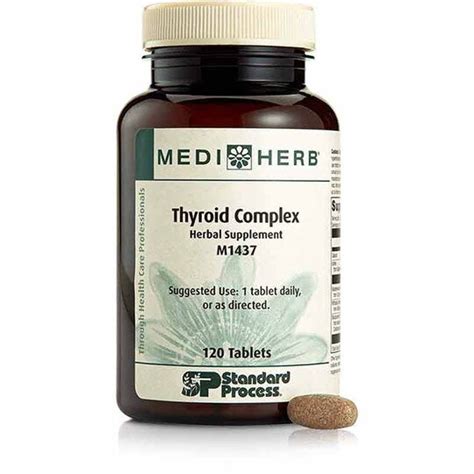 Standard Process Thyroid Complex Thyroid Support Nhc