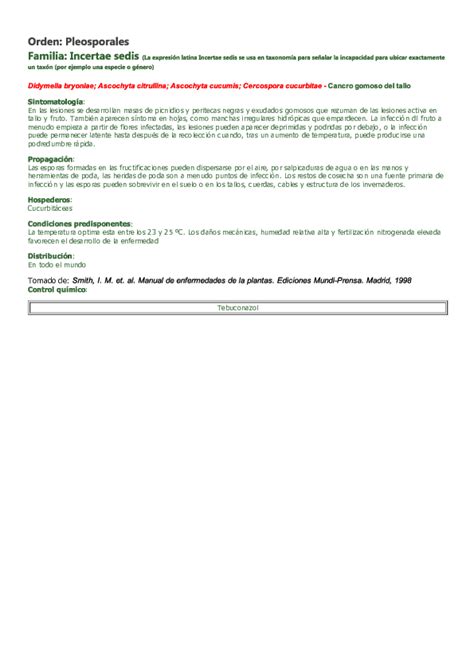 Pdf Didymella Bryoniae