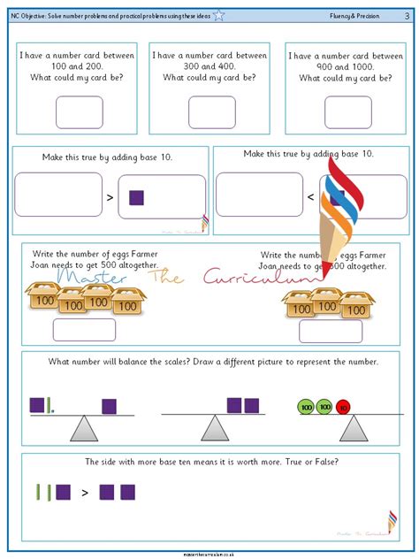Year 3 Solve Number Problems And Practical Problems Using These Ideas Master The Curriculum