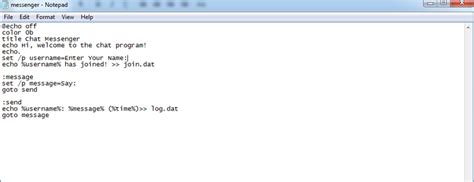 Chat Program 4 Steps With Pictures Instructables