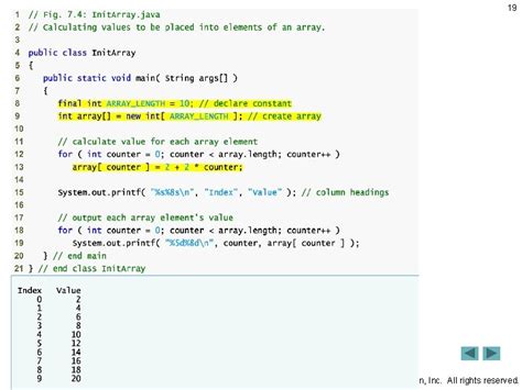 1 Arrays 1992 2007 Pearson Education Inc All
