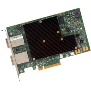 LSI Logic E SAS Controller Gb S SAS PCI Express X Plug In Card Server Case