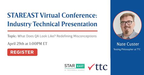 Ttc On Linkedin Stareast Software Testing Conference April 27may 2