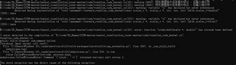 Install Error Issue 2 YuliangXiu Neural Voxelization Layer GitHub