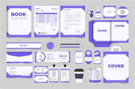 Creative Branding Guidelines And Manual Presentation Template Vector With Red And Dark Colors