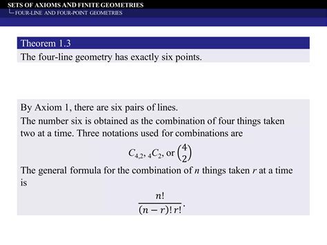 Sets Of Axioms And Finite Geometries Pdf