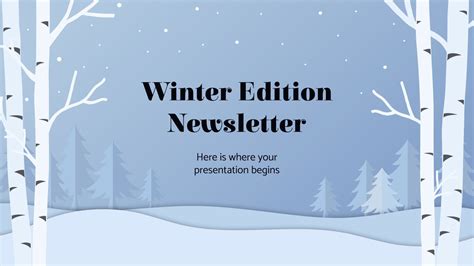 Snow Powerpoint Template Free Free Printable