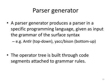 Ppt Chapter 1 Grammars Trees And Interpreters Powerpoint Presentation Id1914185