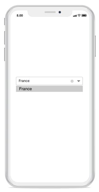 suggestion mode for syncfusion® sfcombobox control in xamarin ios