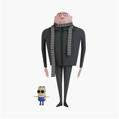 Modelo 3d Minion Gru Turbosquid 2009922
