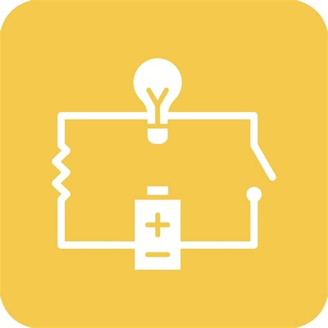 전기 회로 아이콘 프리미엄 벡터