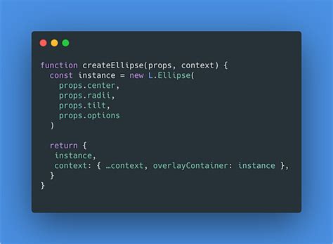 how to create a custom layer component in react leaflet v3 with leaflet ellipse by josh harris