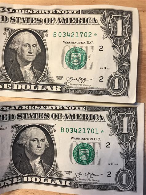 Got 2 Consecutive Star Notes At Work Rpapermoney