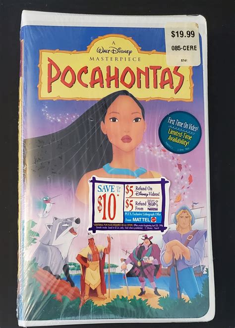 Disneys Pocahontas Vhs Home Video Brand New Sealed Masterpiece