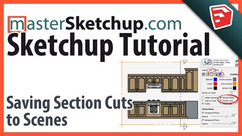 Saving Section Cuts To Scenes In Sketchup Youtube