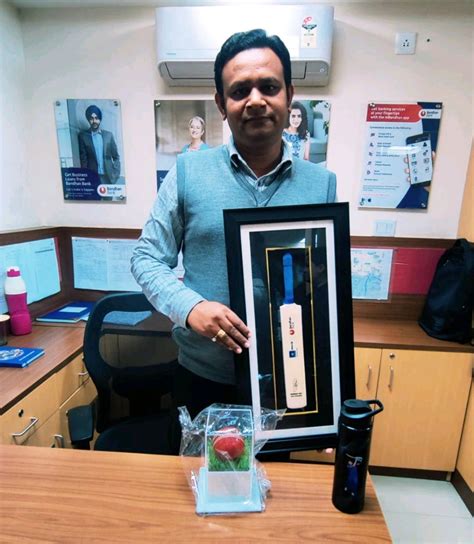 Manish Choudhary On Linkedin 🏆🏆 Add One More Reward Received Signed By Cricketer Shubhman Gill