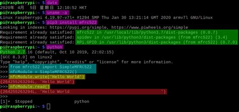 Raspbian How Can Rpi Spi Python Read The Mfrc522 Rfid Nfc Module
