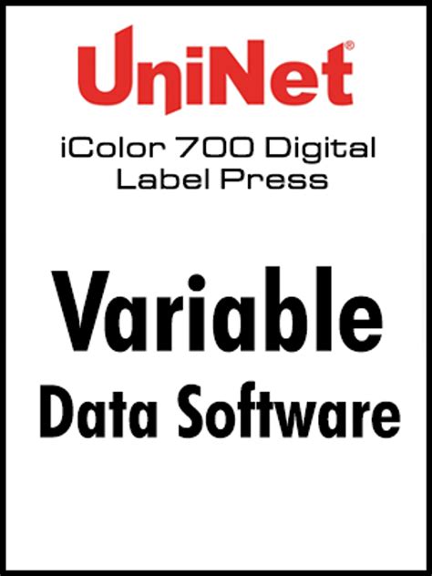 Variable Data Printing Software Vdp For Digital Labels