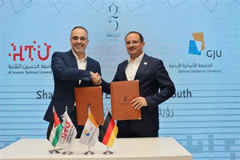 توقيع مذكرة تفاهم بين جامعة الحسين التقنية والجامعة الألمانية الأردنية