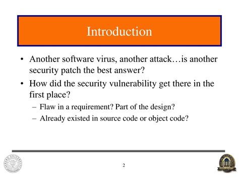 Ppt Methods For The Prevention Detection And Removal Of Software
